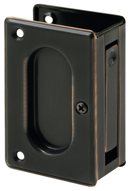 Prime-Line N 7361-par Pocket Door Passage Pull, 3-3/4", Polished Brass ...