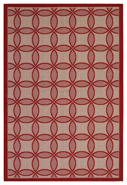Couristan Five Seasons Retro Clover Rug Rug, 7'10"x10'9" - Contemporary ...