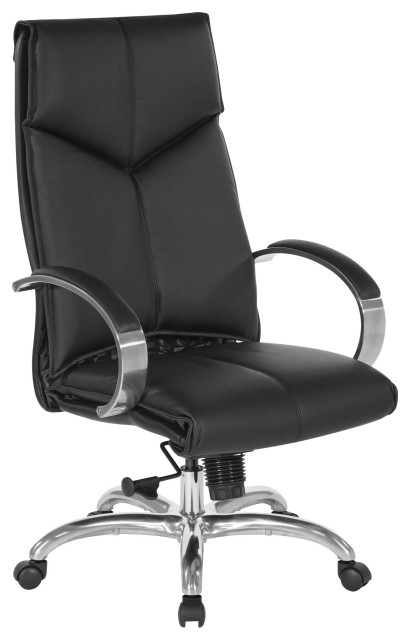 Deluxe High Back Black Chair - Contemporary - Office Chairs - by ...