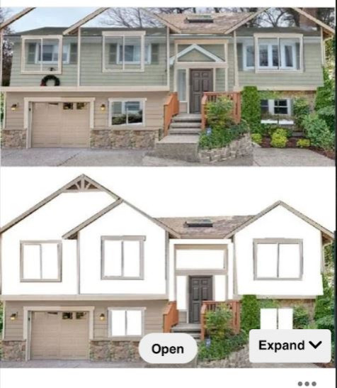 Split-level addition ideas (exterior)