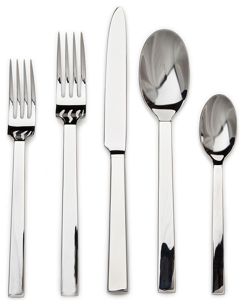 Ricci Argentieri 18/10 Rapallo 5-Piece Place Set - Contemporary ...