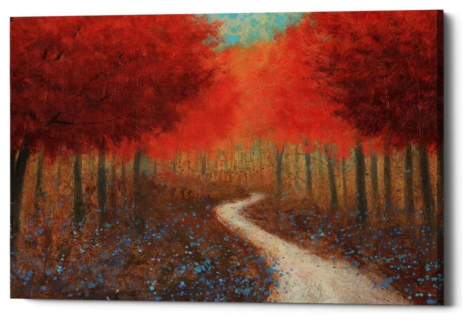 Epic Graffiti "Forest Pathway" Giclee Canvas Wall Art, 18"x12 ...