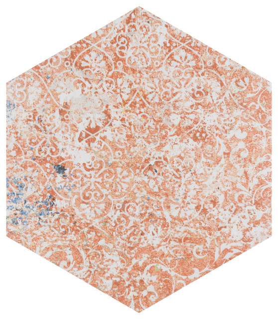 Emotion Hex Porcelain Floor and Wall Tile - Contemporary - Wall And ...