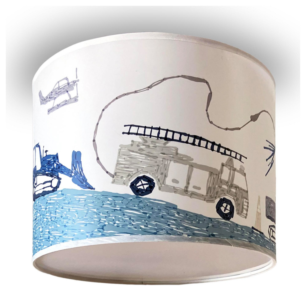 Smooth Operator Ceiling Drum, 12" Ceiling Drum - Contemporary - Flush ...