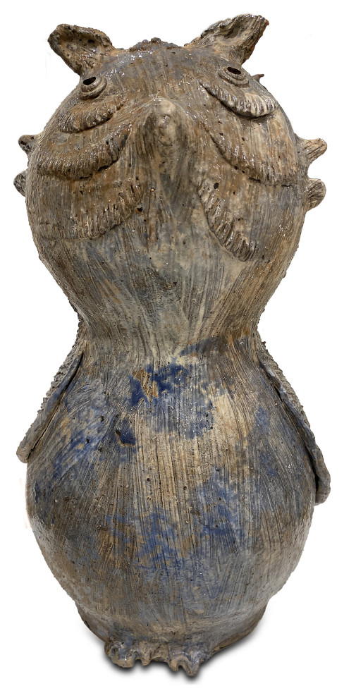 Large Hoot Owl - Rustic - Decorative Objects And Figurines - by Currey ...