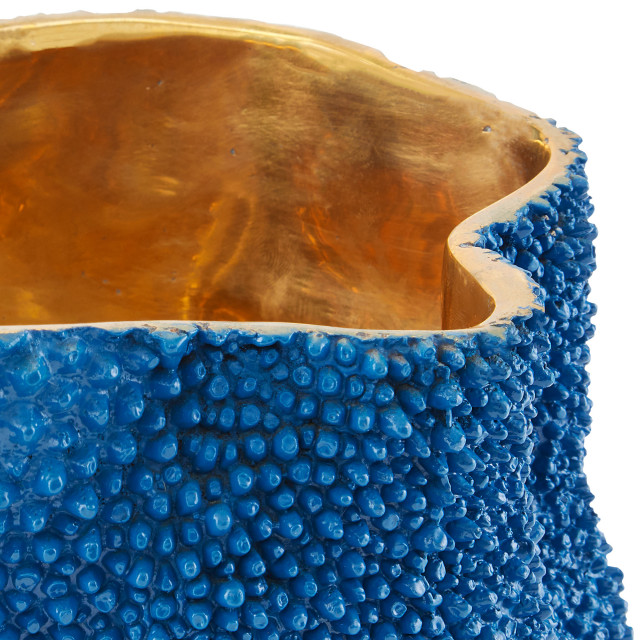 Jackfruit Medium Cobalt Blue Vase - Contemporary - Vases - by The ...