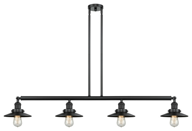 INNOVATIONS LIGHTING 214-AB-S-M6-LED Railroad 3 Light Island Light ...