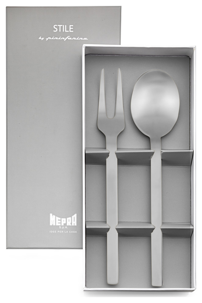 Stile By Pininarina Serving Set 2-Piece Set Gift Box Included ...
