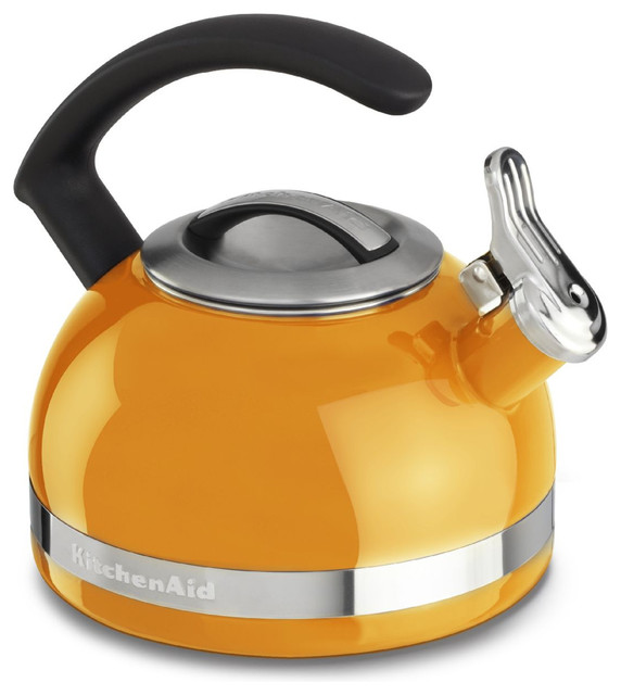 KitchenAid KTEN20CBDO Mandarin Orange 2 Quart Kettle with C Handle and ...