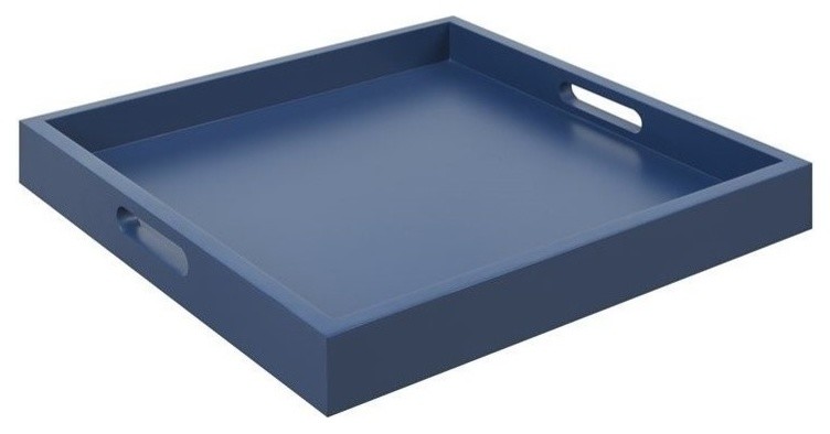 Pemberly Row Tray - White - Transitional - Serving Trays - by ...