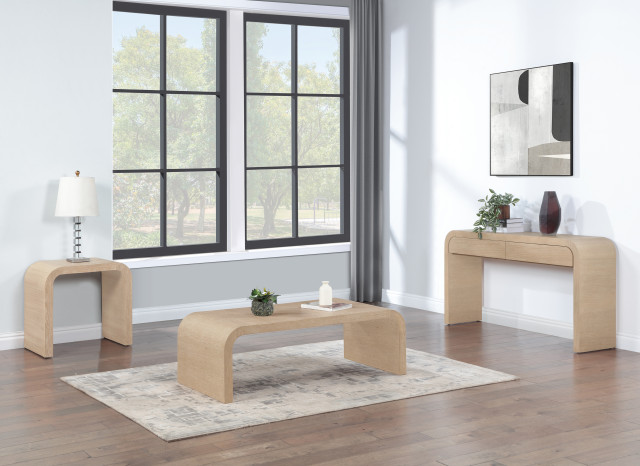 Cresthill Natural Ash Console Table - Transitional - Console Tables ...