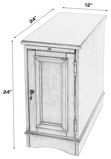 Butler Harling Chairside Chest - Transitional - Side Tables And End ...