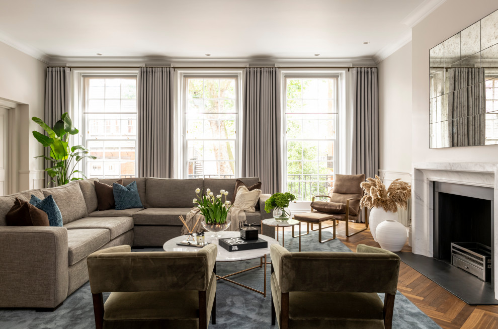 Mayfair Home - Transitional - Living Room - London - by Veronica ...