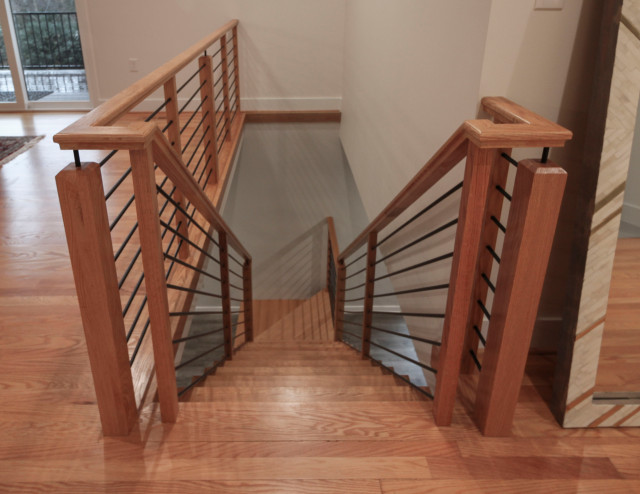 99_Modern & Open L-Shape-Winder Stair, Arlington VA 22207 - Staircase ...
