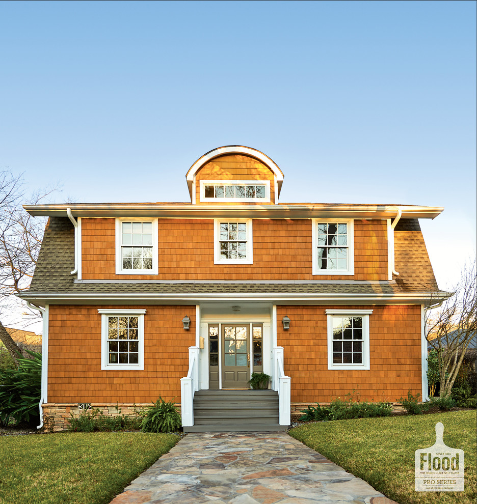 Charming Cedar Shake Home - Traditional - Other - by Flood Wood Care ...