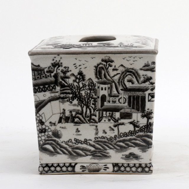 Porcelain Tissue Box - Asian - Vases - by ORIENTAL DANNY | Houzz