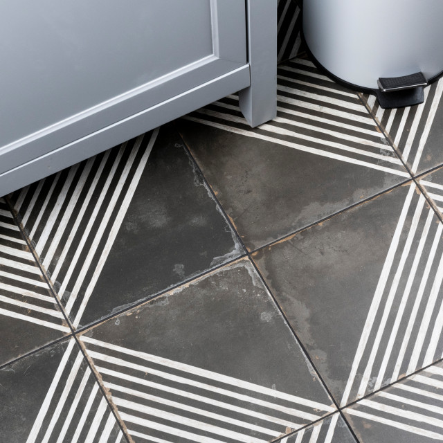 Kings Rombos Night Ceramic Floor and Wall Tile - Contemporary - Wall ...