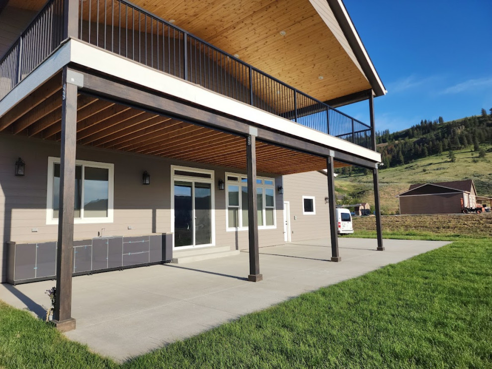 Motorized Retractable Screens for Large Patio - Overhead-Mounted on ...