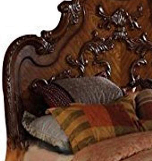 Benzara BM221387 California King Bed With Claw Feet and Carved Details ...