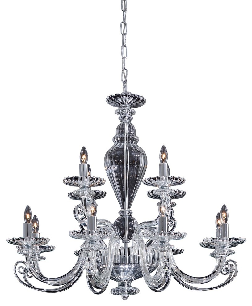 Metropolitan Metropolitan Family 12-Light Chandelier N9169, Chrome ...
