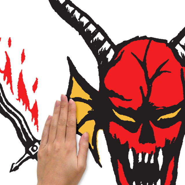 Stranger Things Hellfire Club Giant Peel & Stick Wall Decals - Eclectic ...