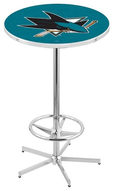 San Jose Sharks Pub Table - Beach Style - Indoor Pub And Bistro Tables ...