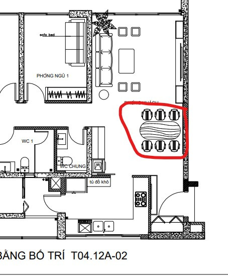 Dining table blocking kitchen entrance - how to remodel