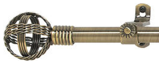 Traditional Elegance Decorative Rod & Finial Hoja 48-86", 48", 86 ...