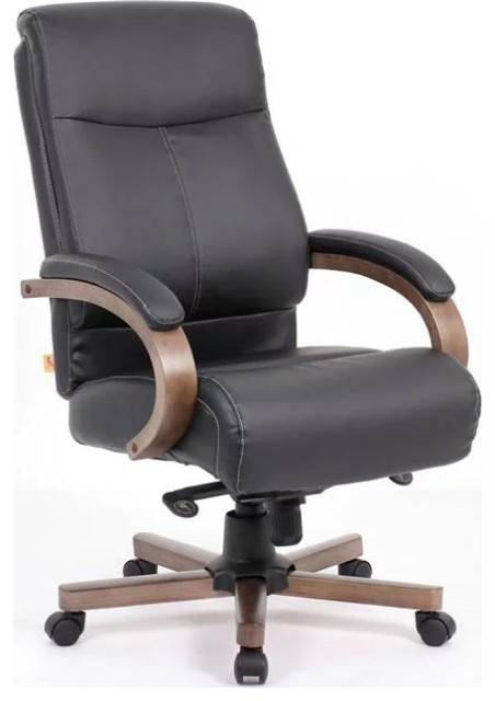 Contemporary Office Chair, Elegant Design With Comfortable High Back ...