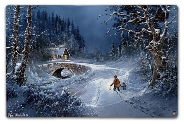 Going Home, Classic Metal Sign - Rustic - Metal Wall Art - by Legend ...