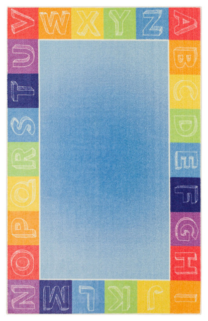 Alphabet Border Area Rug, 8' x 10' - Contemporary - Kids Rugs - by ...