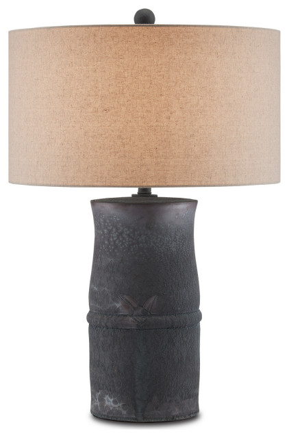 One Light Table Lamp in Satin Dark Gray - Transitional - Table Lamps ...
