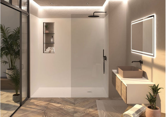 Quare Design Shower Trays Relief Plus Slate Texture 60x36 - Modern ...