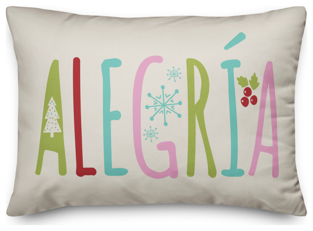 Alegria 14x20 Spun Poly Pillow, 14x20 - Contemporary - Decorative ...