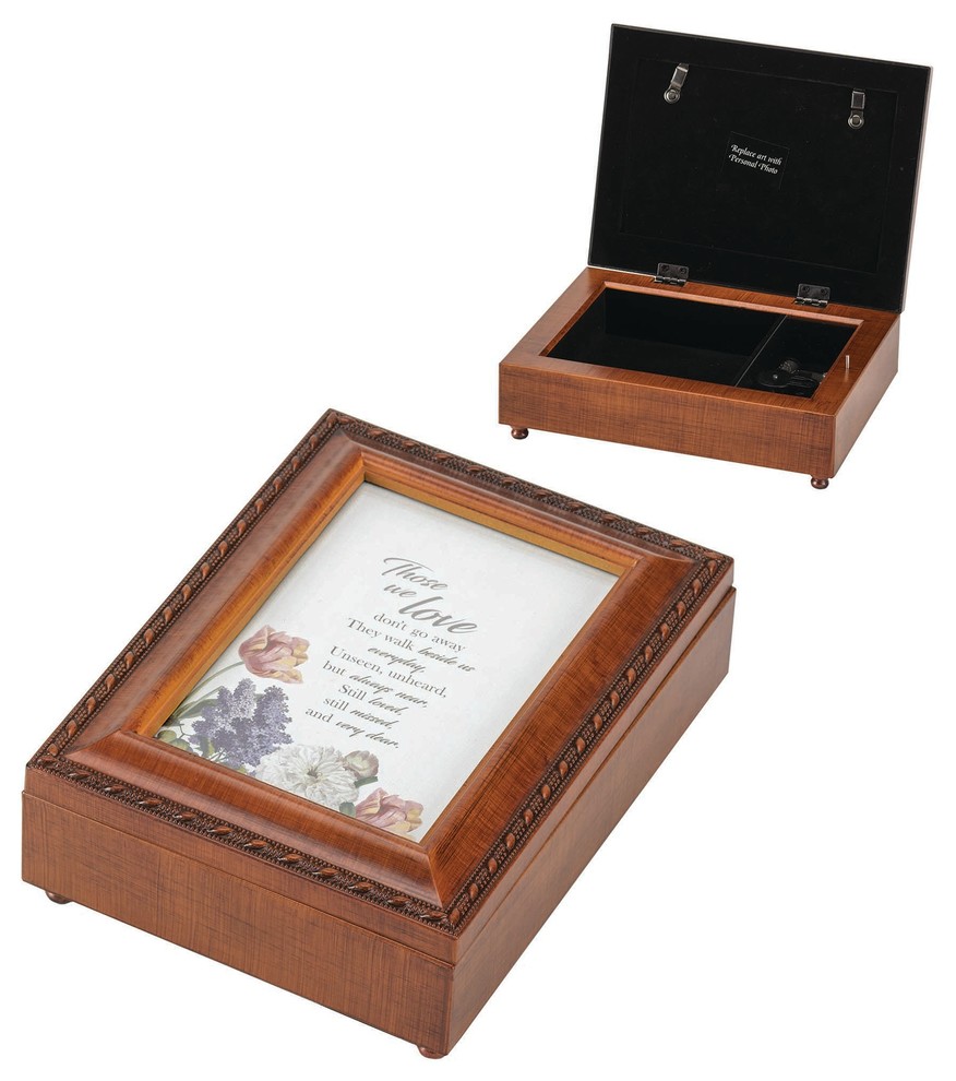 Music Keepsake Box Music Box Those We Love Woodgrain - Traditional ...