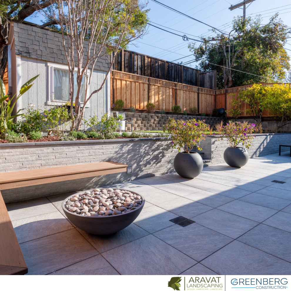 Cedar Ave,Menlo Park - Contemporary - Patio - San Francisco - by Aravat ...
