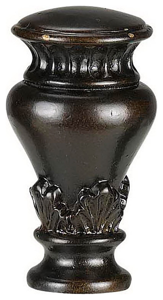 Dark Brown Resin Finial, Finials, Fa-5008C - Transitional - Lighting ...