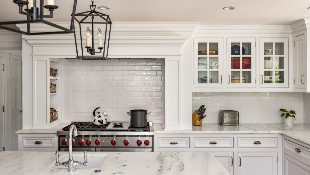 New England Home Revival - Traditional - Kitchen - New York - by Crisp ...
