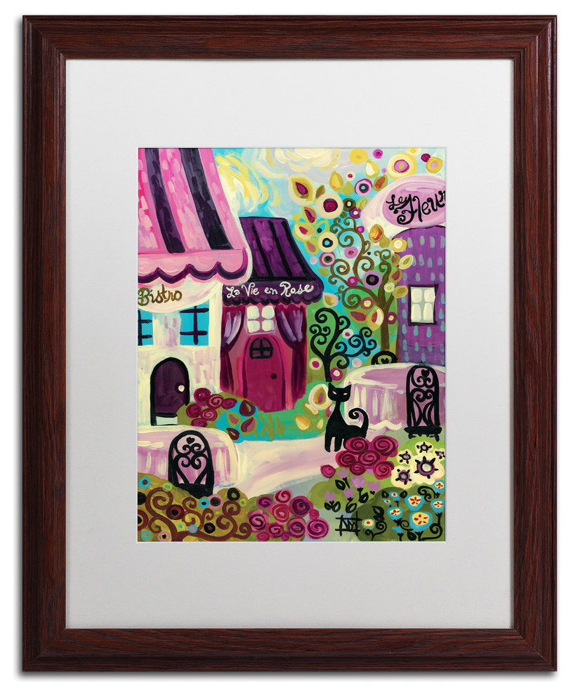 Natasha Wescoat 'La Vie En Rose' Art, 16"x 20" - Contemporary - Prints ...