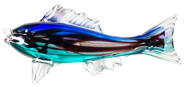 Dale Tiffany Island Fish Handcrafted Art Glass Figurine - Beach Style ...