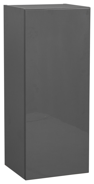 24 x 36 Wall Cabinet-Single Door-Grey, 24 x 36 x 12|Gray Gloss - Modern ...