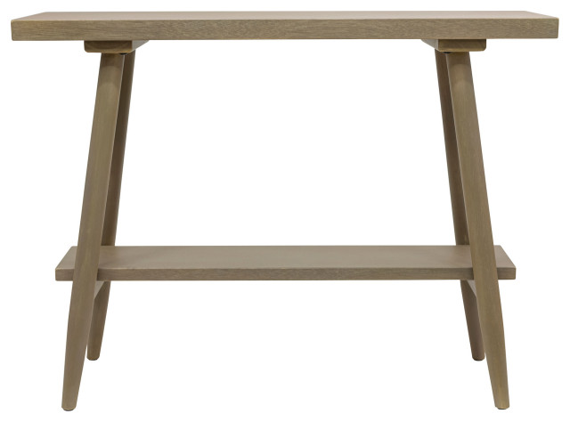 East at Main Splay-leg Console Table with Shelf, 39-Inch - Midcentury ...