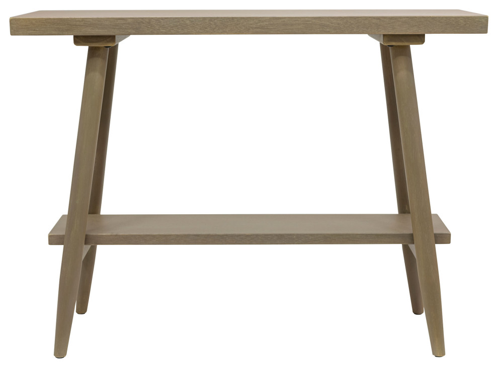 East at Main Splay-leg Console Table with Shelf, 39-Inch - Midcentury ...