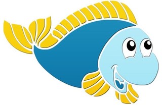 Fun Fish 3 Ceramic Swimming Pool Mosaic - Beach Style - Accent Trim And ...