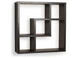 Geometric Square Wall Shelf With 5 Openings - Transitional - Display ...