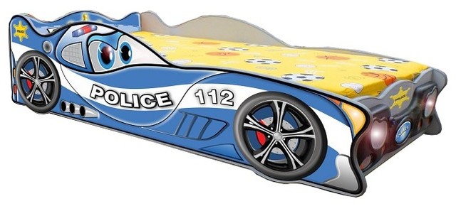 POLICE Toddler Car Bed - Contemporary - Kids Beds - by MAXIMAHOUSE | Houzz