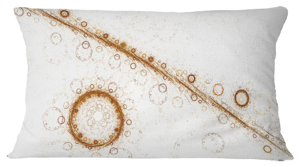 Live Cell Protein under Microscope Abstract Throw Pillow, 12"x20 ...