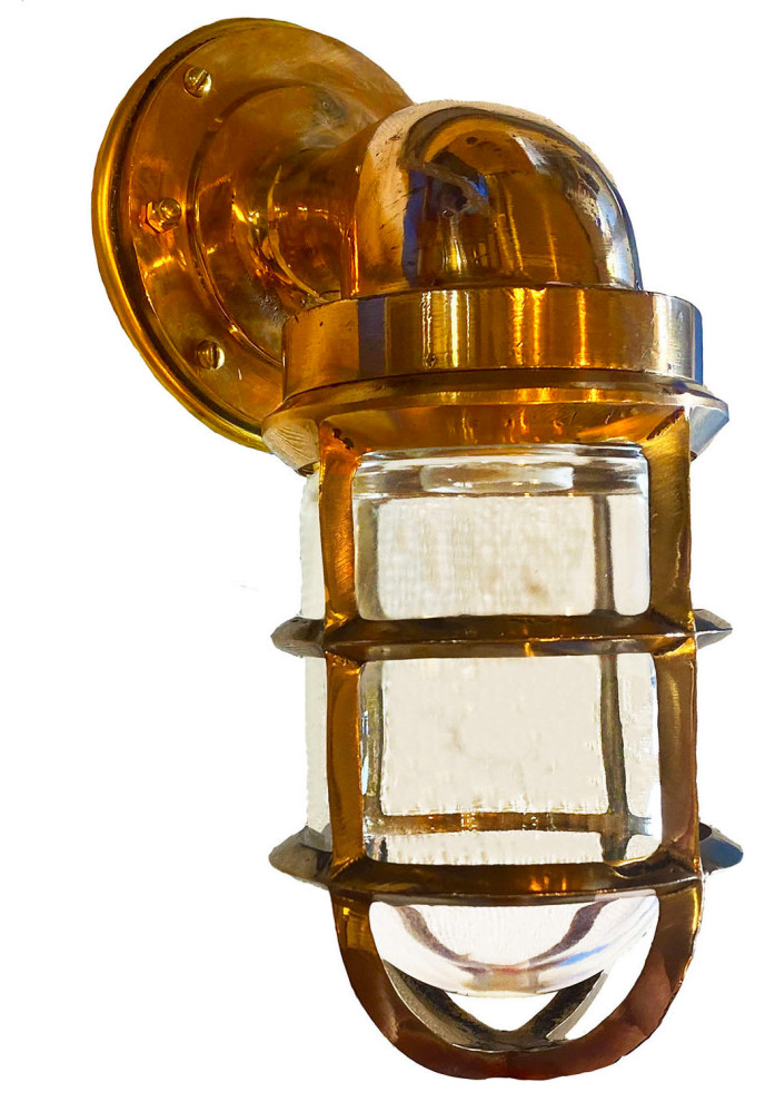 Marine Grade Bronze Bulkhead Sconce (Solid Bronze, UL Listed, Indoor ...