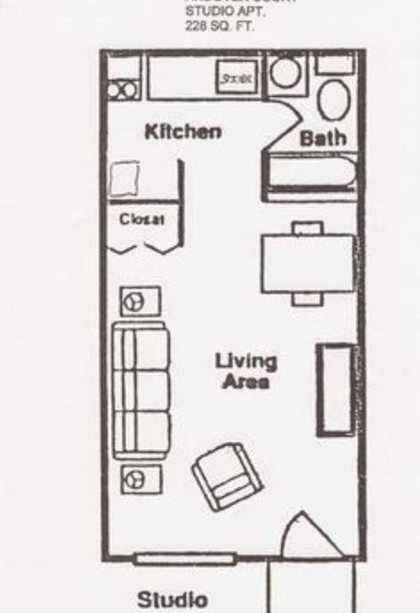 Creating a studio apartment