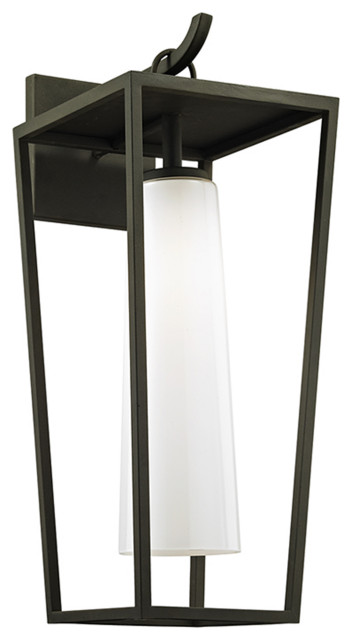 Mission Beach 1-Light Outdoor Wall Sconce, Large - Transitional ...
